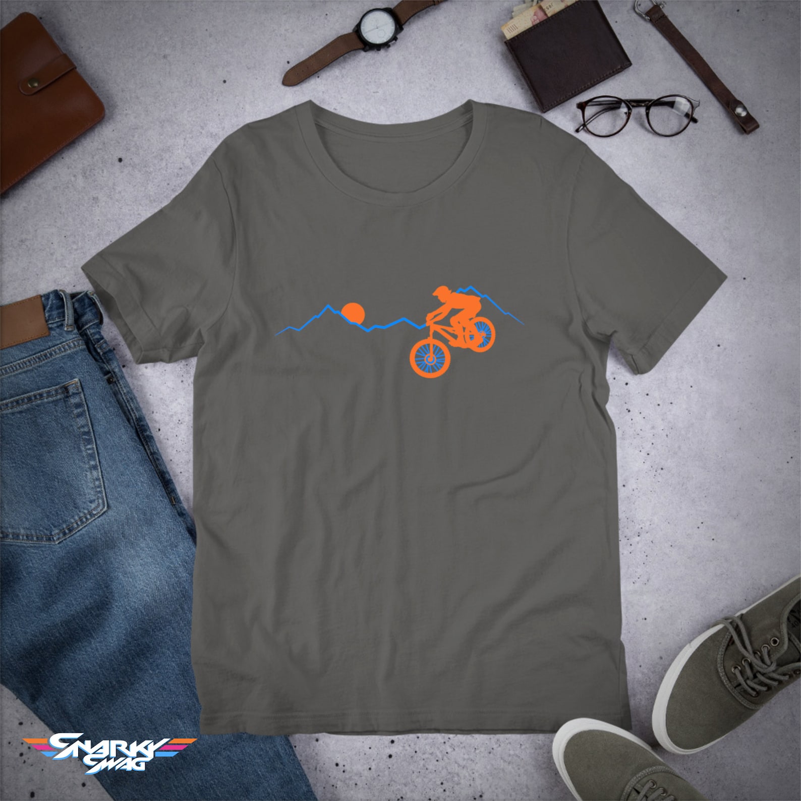 Mountain Biker Shirt, Mountain Bike Gift, Mountain Bike Tee, Cycling ...