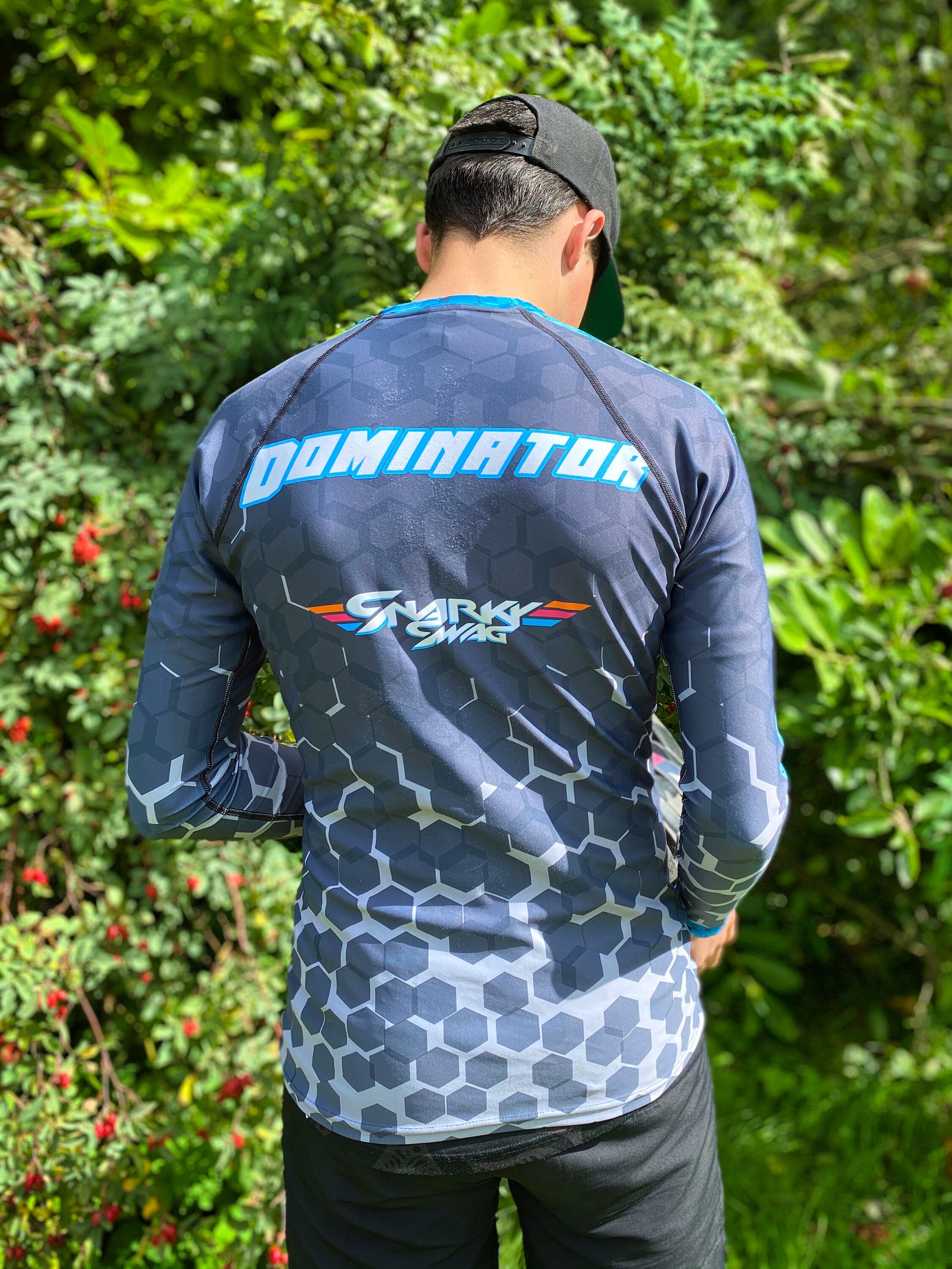 Mountain Biker Long Sleeve Rash Guard MTB Shirt Mountain | Etsy