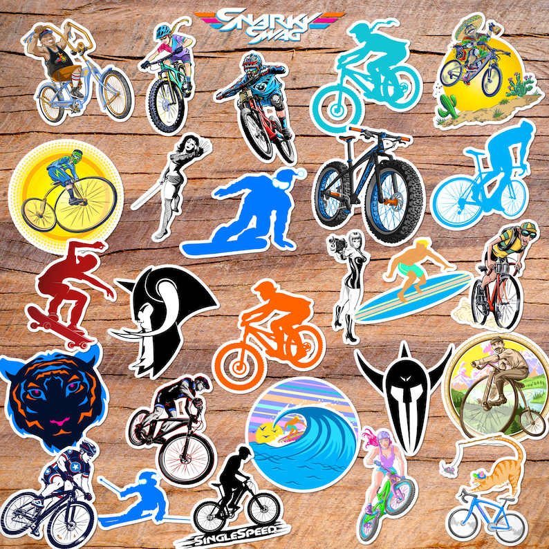 Downhill Mountain Bike Sticker MTB Sticker Mountain Bike - Etsy