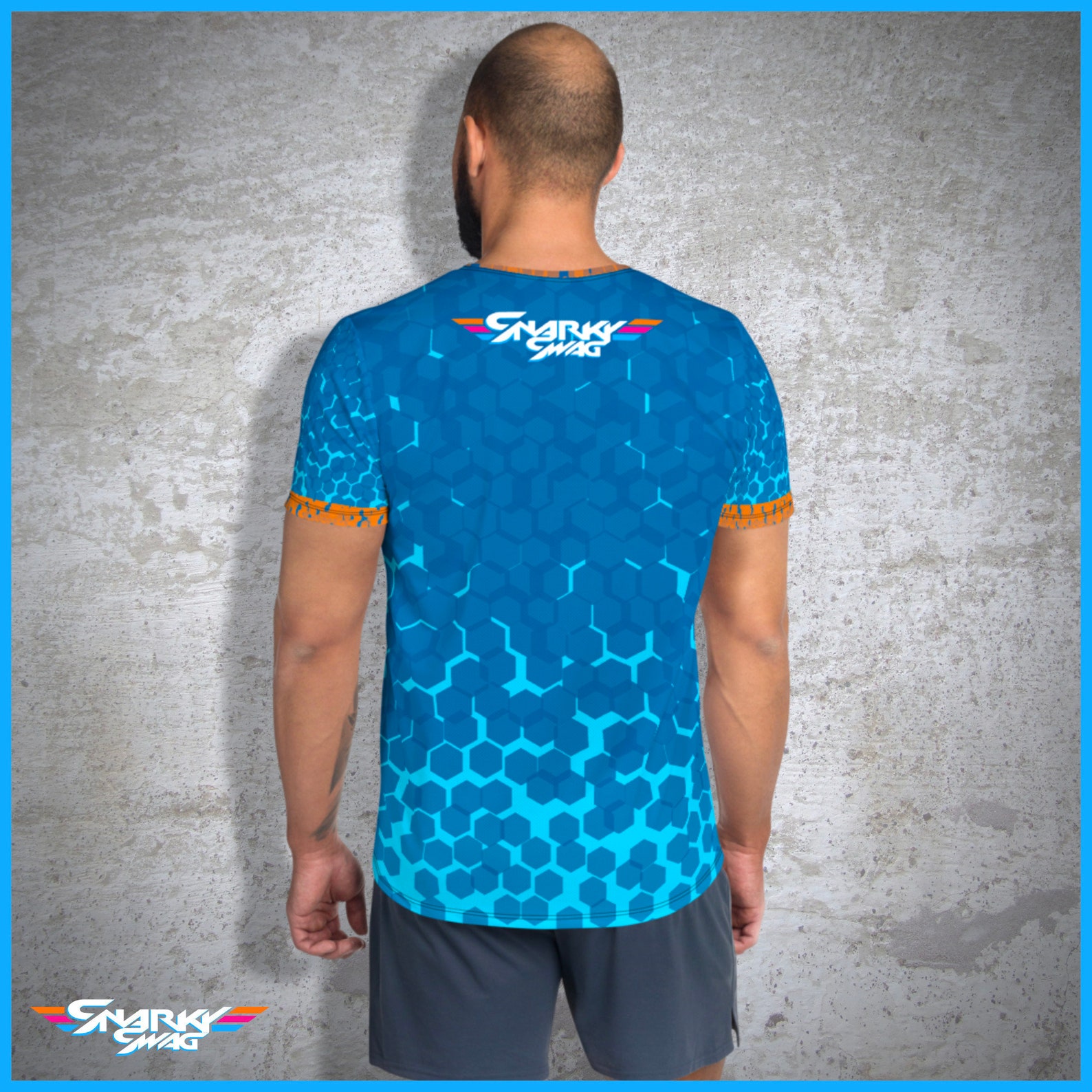 Mountain Biker Unisex Athletic T-shirt, Mountain Bike Gift, Mountain ...