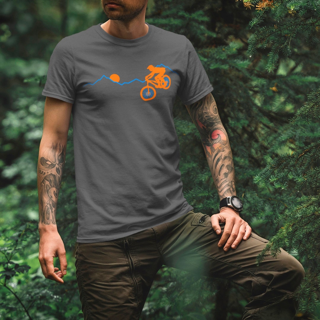 Mountain Biker Shirt, Mountain Bike Gift, Mountain Bike Tee, Cycling ...