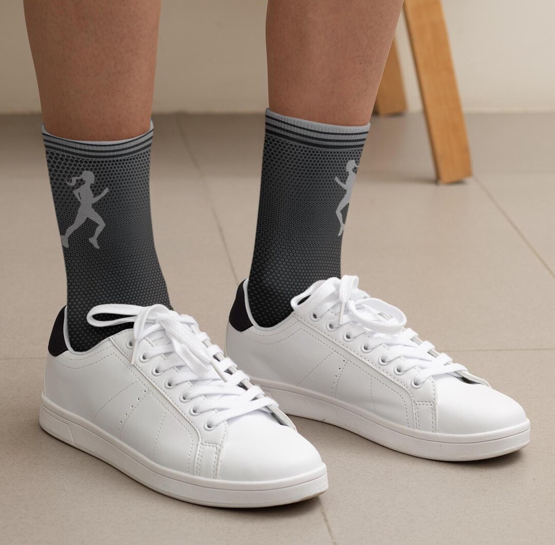 Girl Running Socks, Trail Running Socks, Gift for Runner, Stocking ...