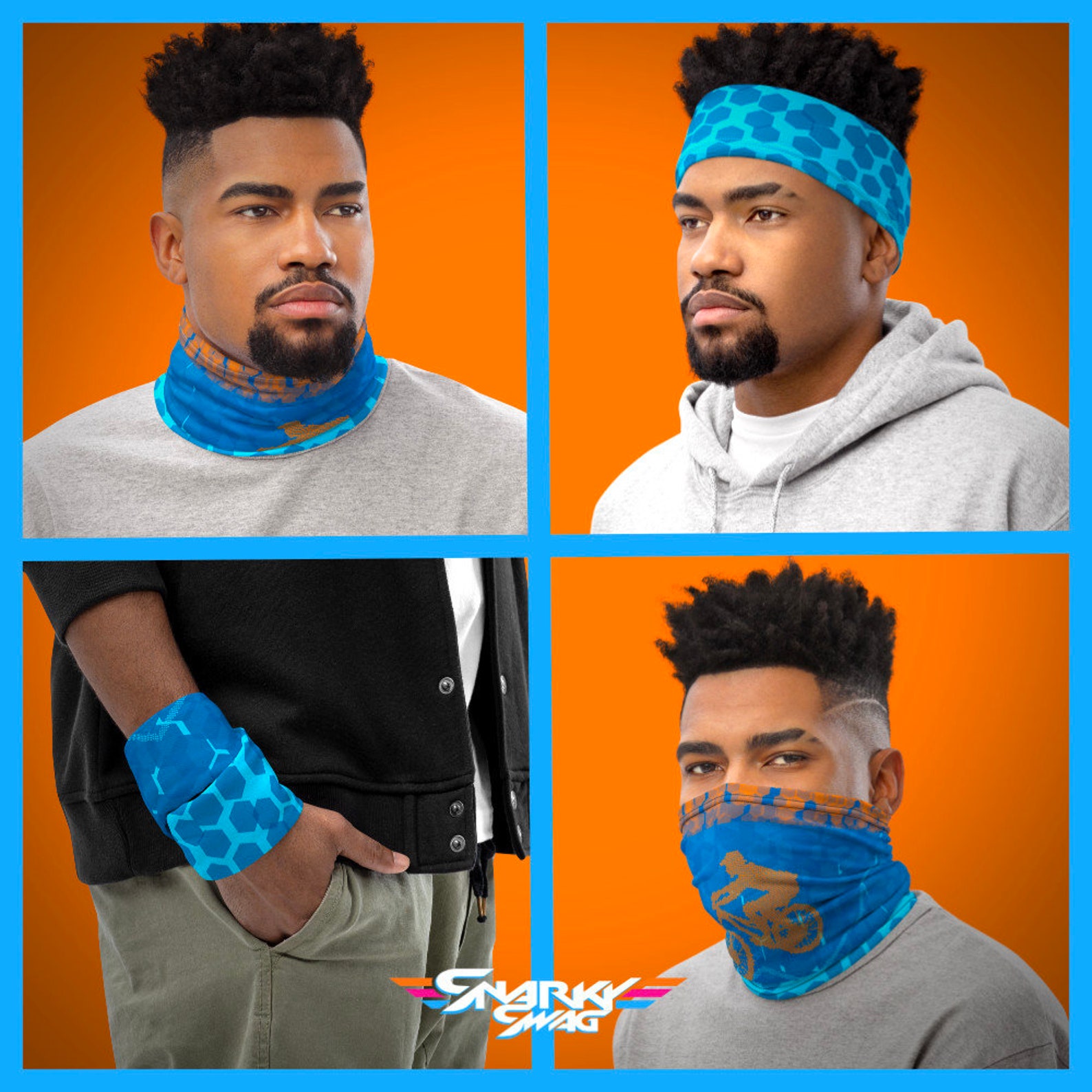 MTB Neck Gaiter MTB Face Mask Mountain Bike Face Cover | Etsy