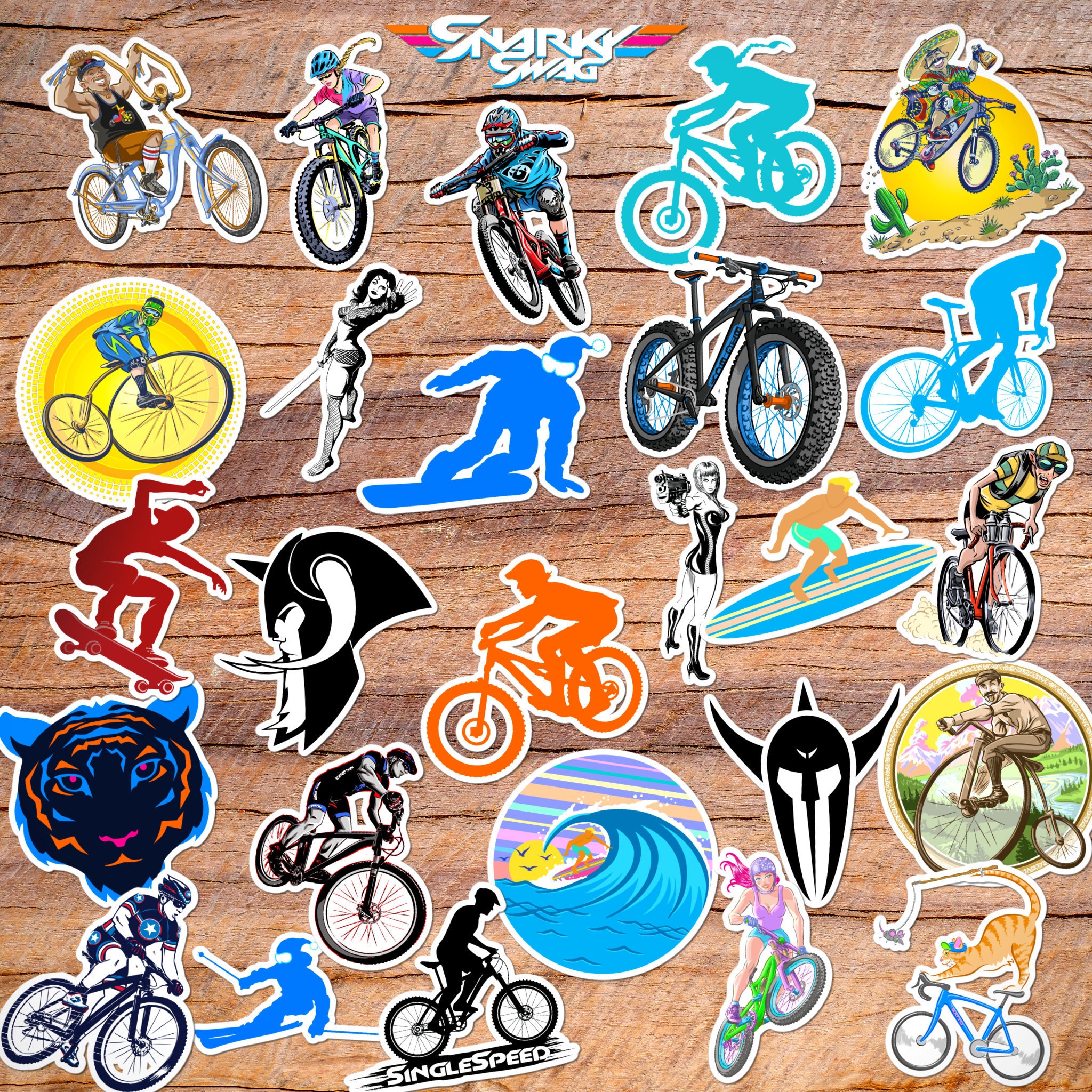 XC Mountain Bike Sticker, MTB Sticker, Mountain Bike Truck Sticker ...