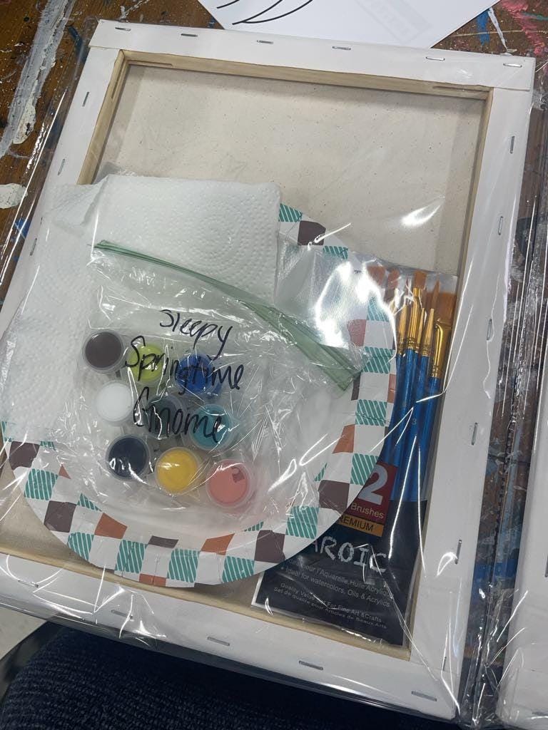 Twig Heart Paint Kit – Pre-drawn Canvas | DIY Paint Kit for All Ages ...