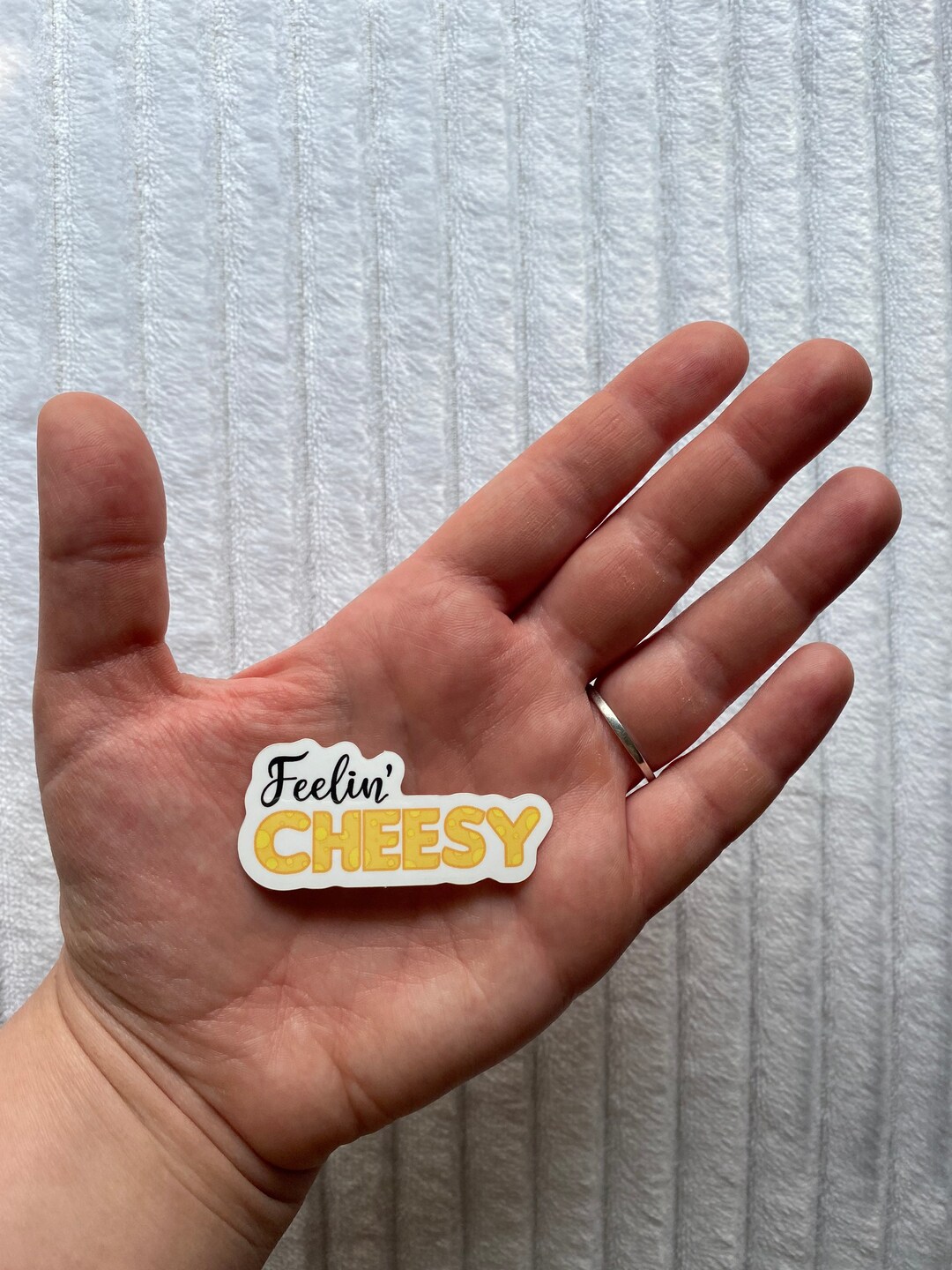 Feelin’ Cheesy Sticker, Cheese, Cheesy Sticker, Wisconsin Sticker ...