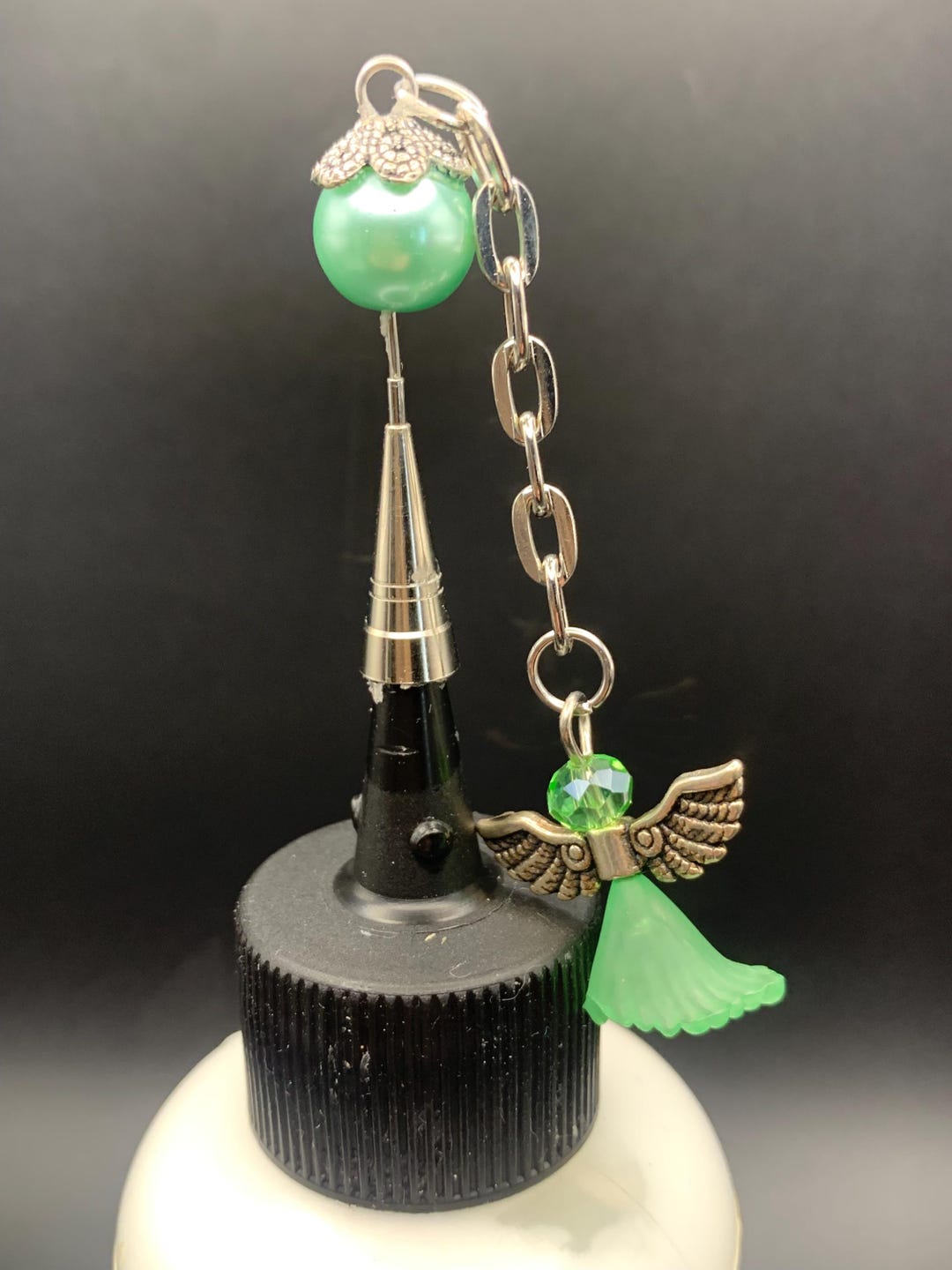 Stopper Topper *SINGLE* Angel - Green, Stainless Steel Fine Tip Glue ...