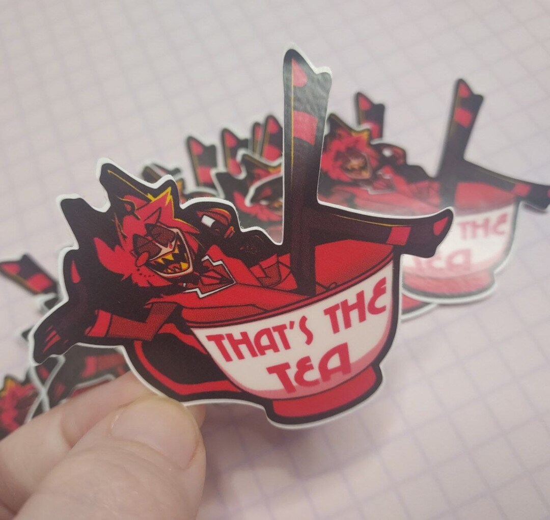 Alastor "that's the Tea" Vinyl Sticker - Etsy