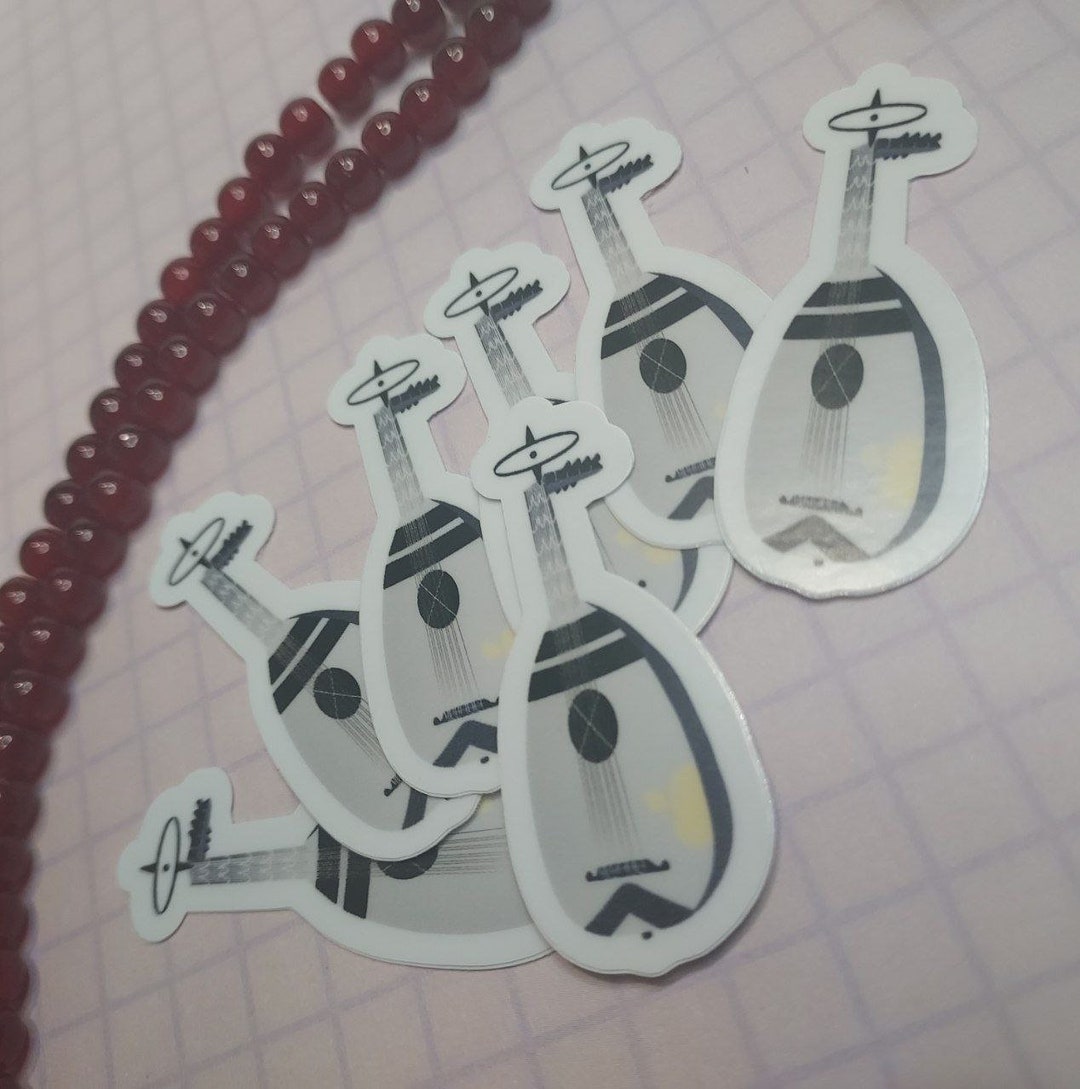 Lute but an Actual Lute Vinyl Sticker - Etsy