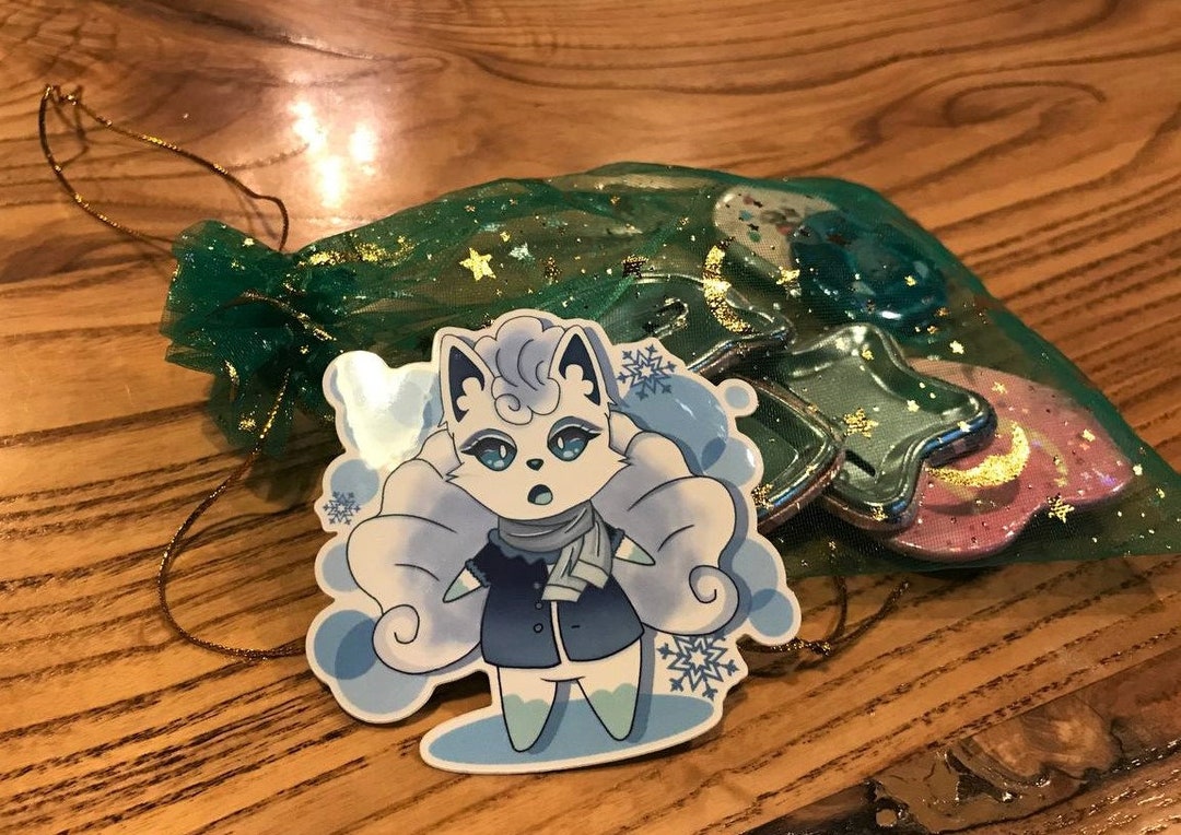 Chibi Alolan Vulpix Vinyl Sticker - Etsy