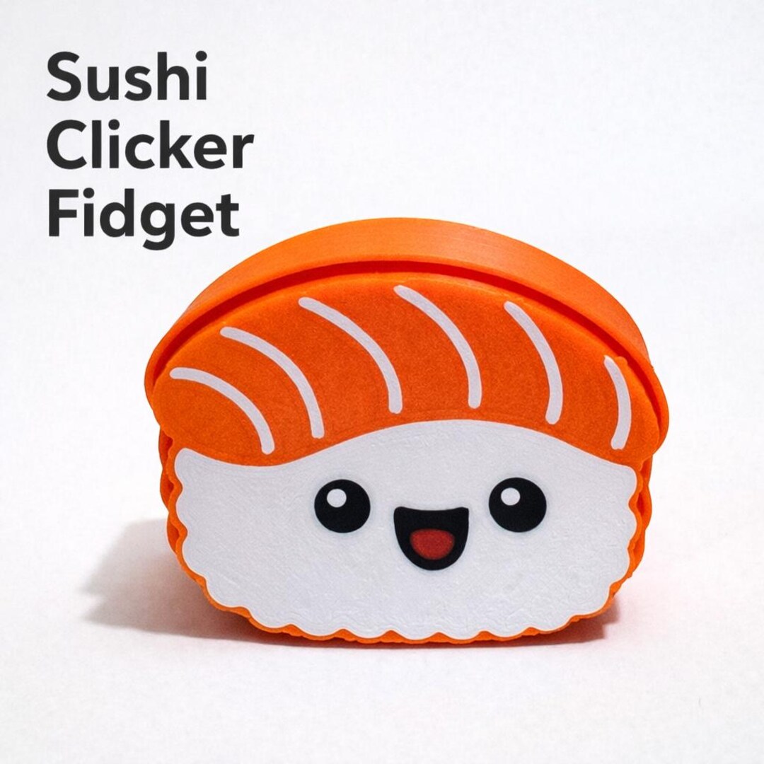 Sushi Clicker Fidget Toy – Kawaii ASMR Stress Relief Clicker - Etsy