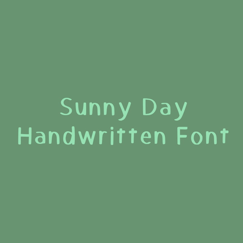 Sunny Day - Etsy