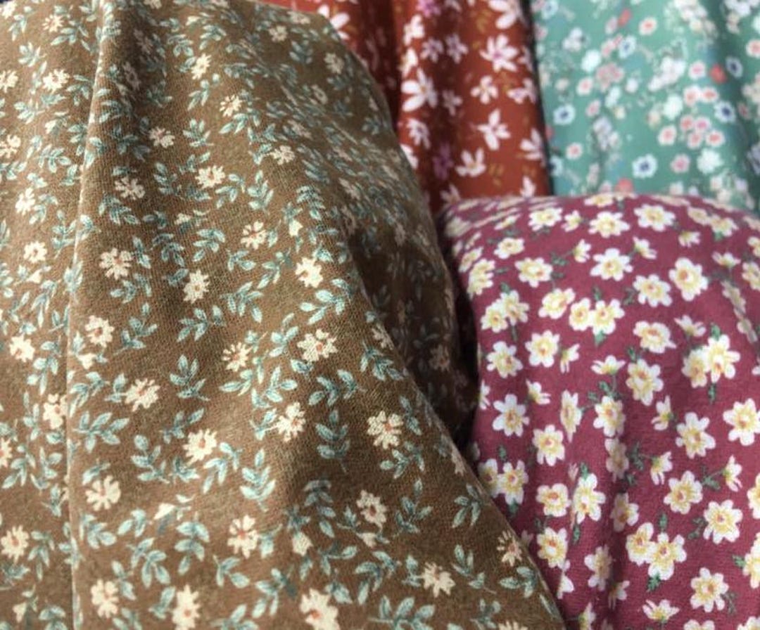 Winter Fabric:vh Napped Fabric Collection - by the Yard | Floral Fabric ...