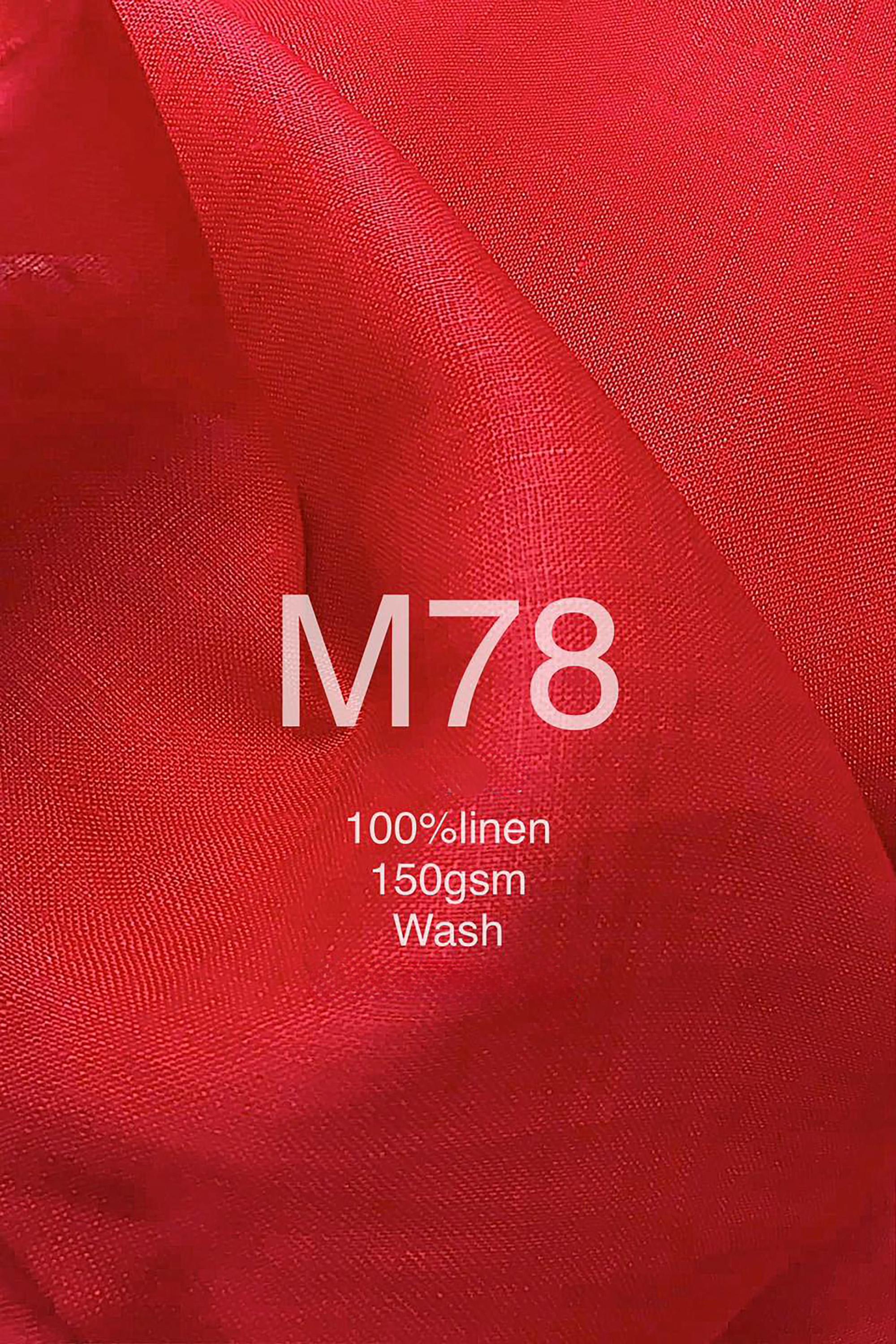 Premium Wash Linen 200gsm Fabric: LT - BURNING TONE - by the Yard ...