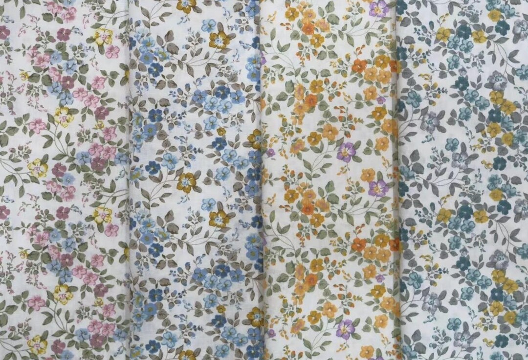 Fabric HT: "miss Spring" - by the Yard | Floral Print, Making Dress ...