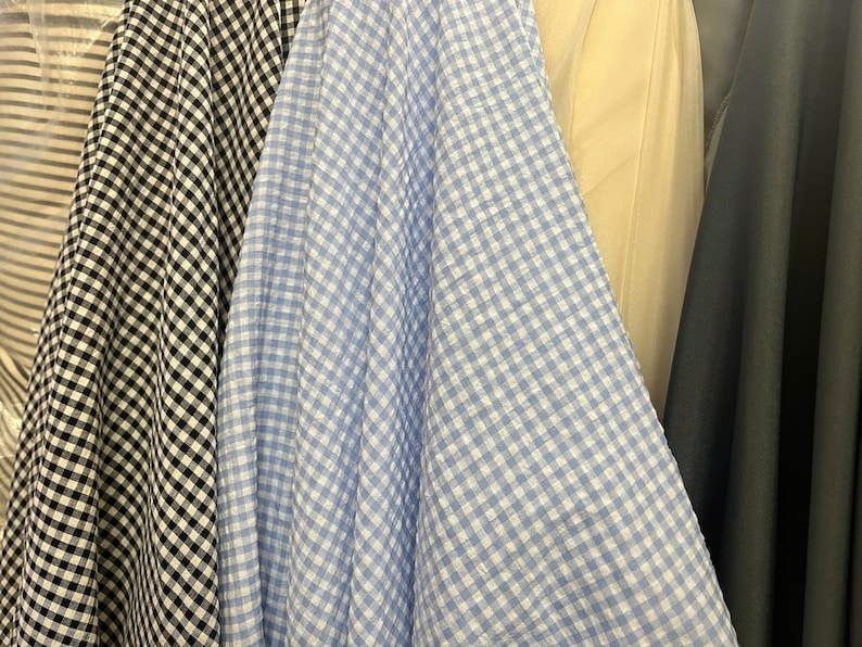 Fabric - MD : "checker Pattern"- by the Yard | Cotton Checker Fabric ...