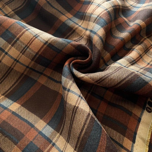 Fall Flannel Fabric - Etsy