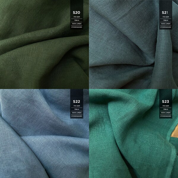 Washed Linen Fabric - Etsy