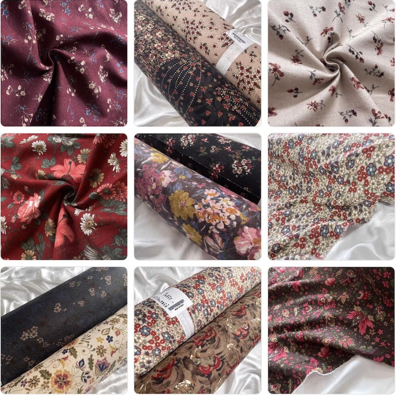 Fall Flannel Fabric - Etsy