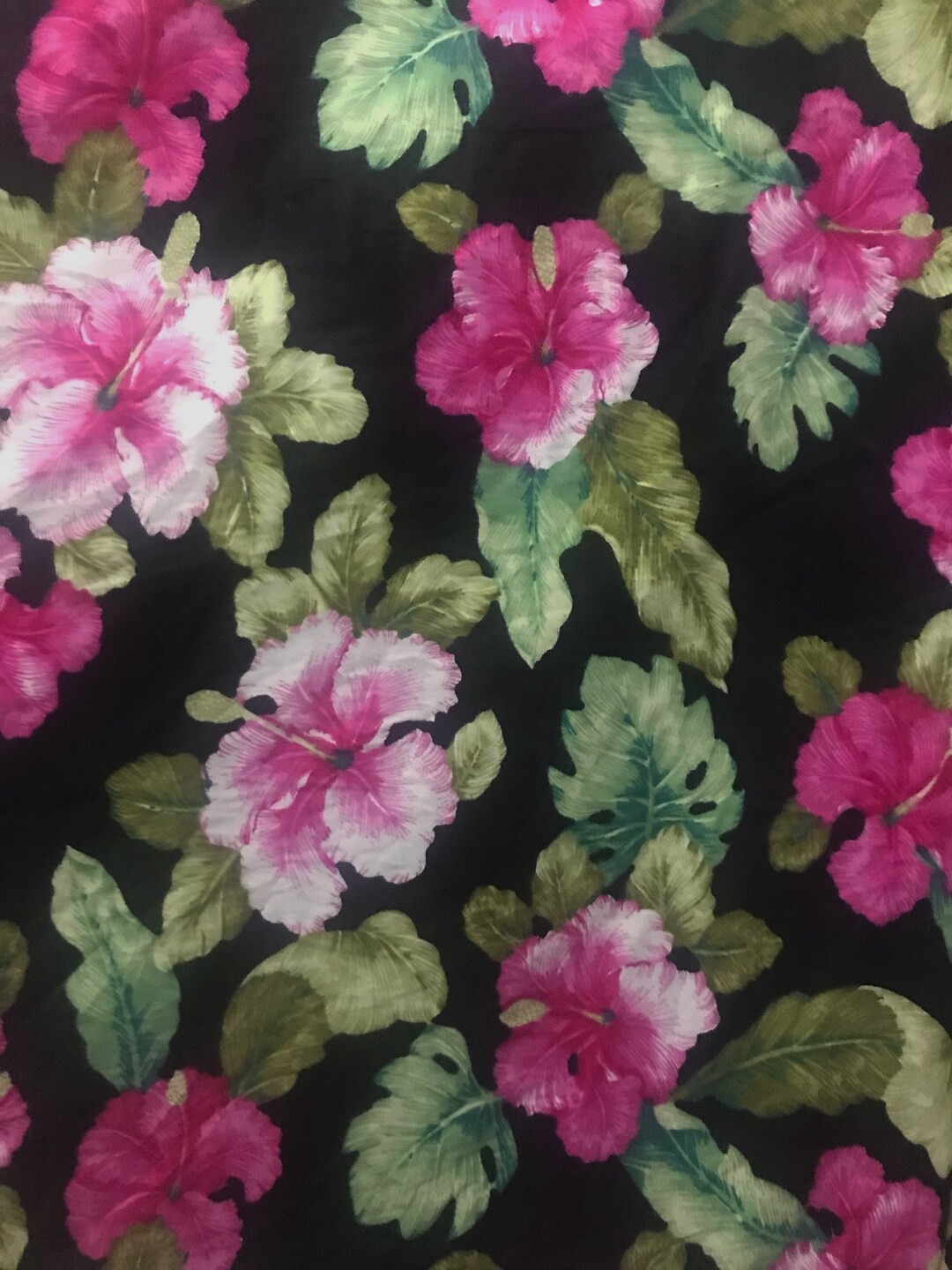 Fabric: "pua Aloalo" - by the Yard | Hawaii Floral, Hibiscus Fabric ...