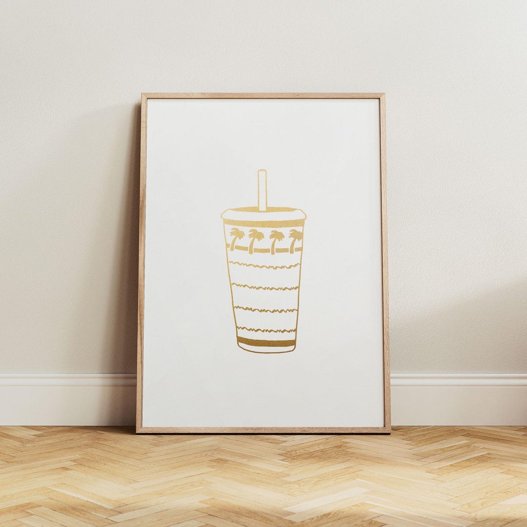 High-quality Art Print, "in-n-out Cup", Wall Art for Modern Home Decor ...