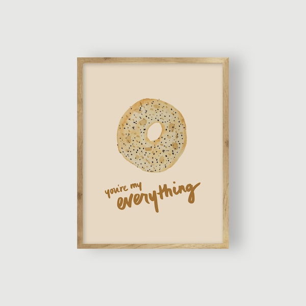 Bagel Art - Etsy