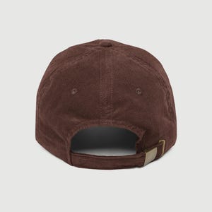 Clay Lady Vintage Corduroy Hat / Embroidered Hat, Brown Adjustable ...