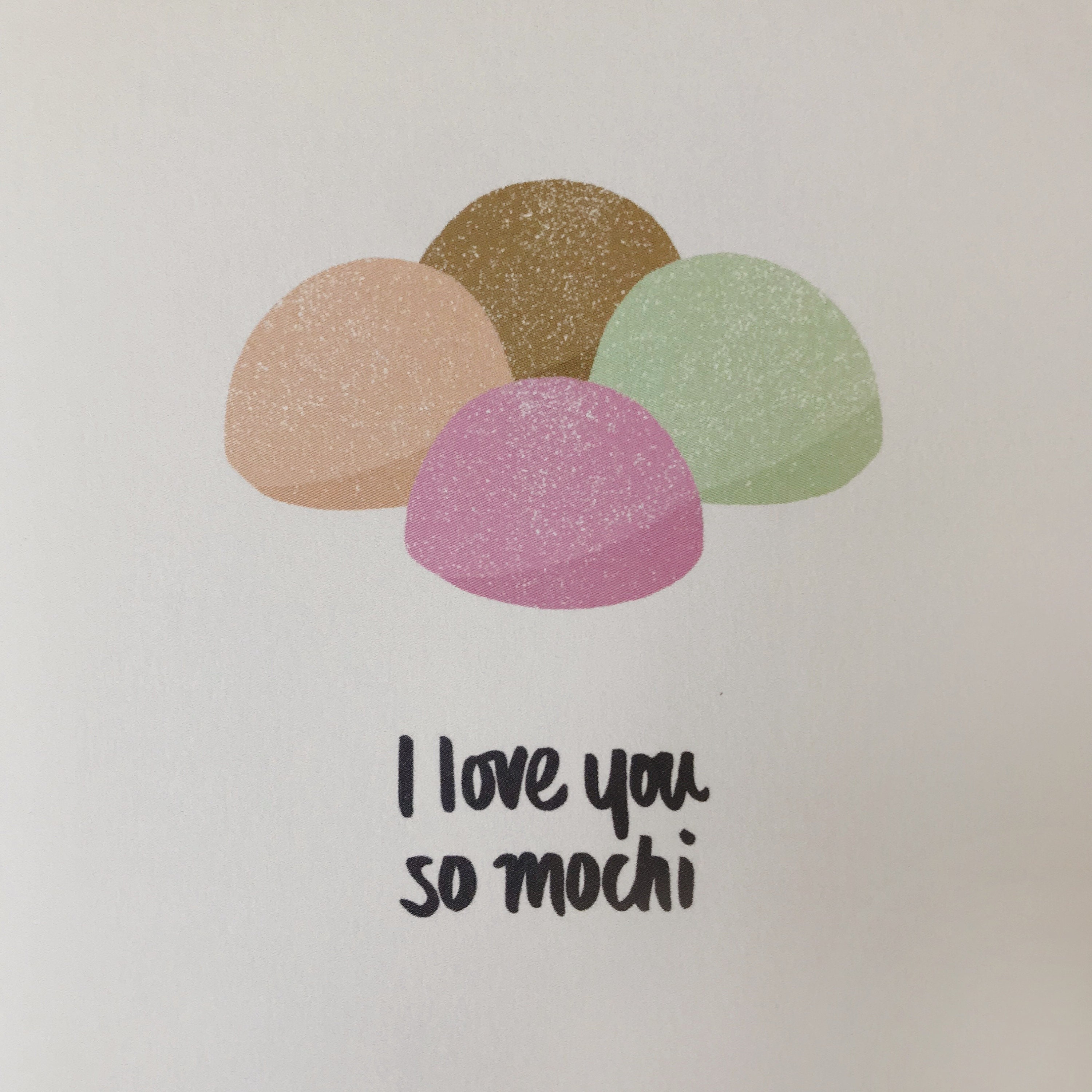I Love You so Mochi Card / Mochi Ice Cream Card Blank Card - Etsy Australia