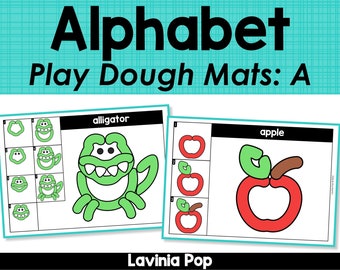 Play Doh Alphabet - Etsy