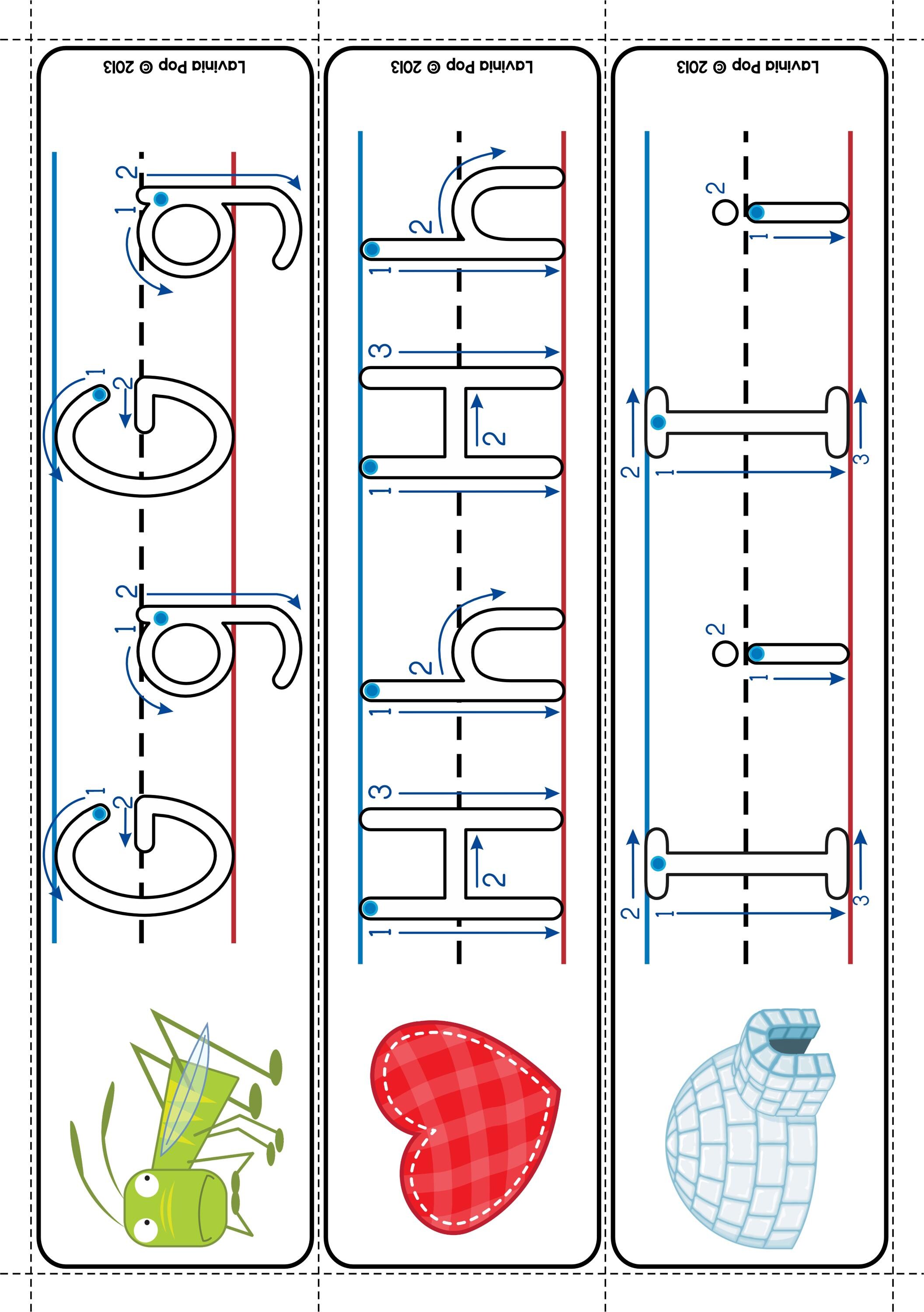 Printable Alphabet Tracing Cards With Correct Letter Formation - Etsy