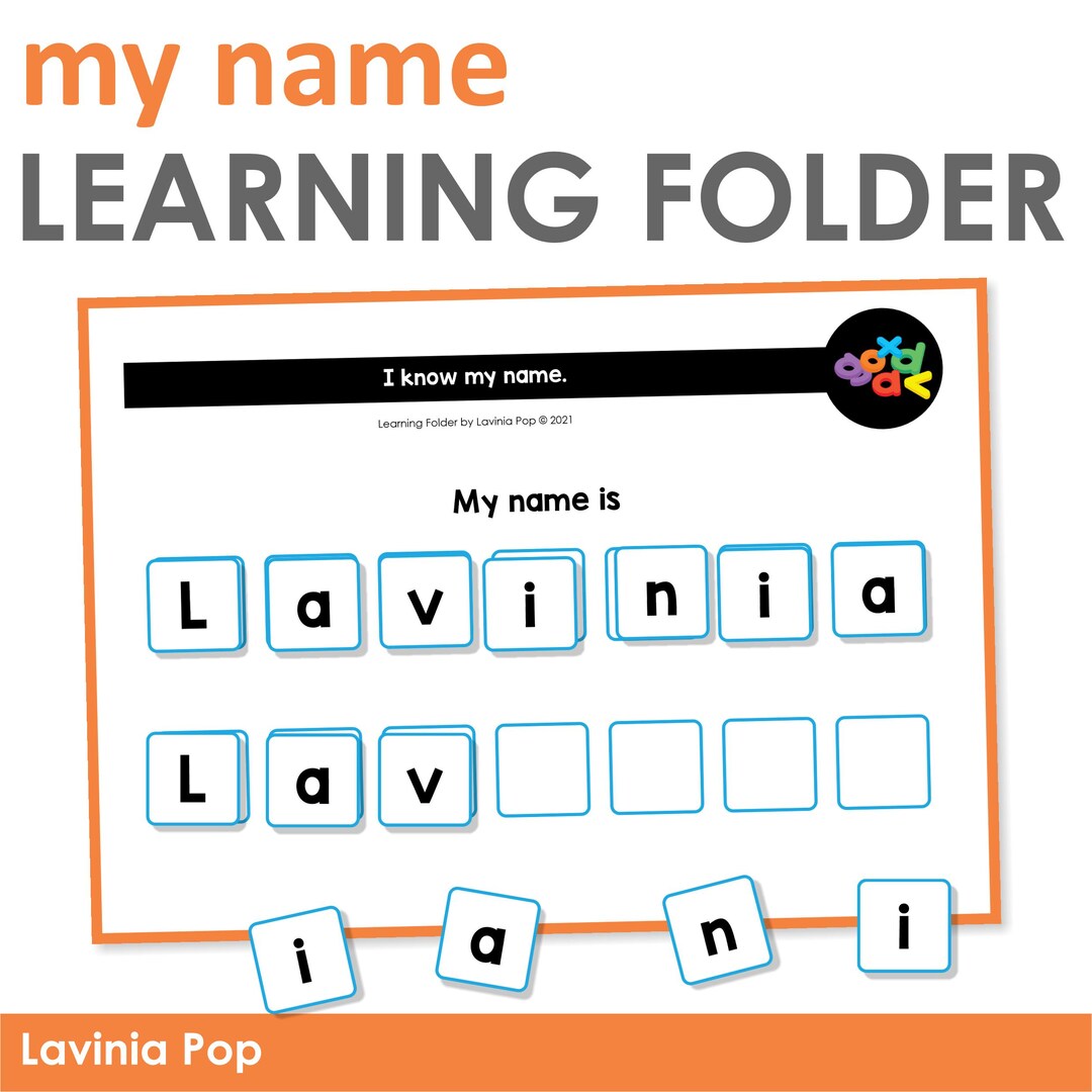 Editable Name Activity for Toddlers, Preschoolers and Kindergarten ...