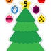 Christmas Tree and Ornament Number Match Activity | Number Sense ...