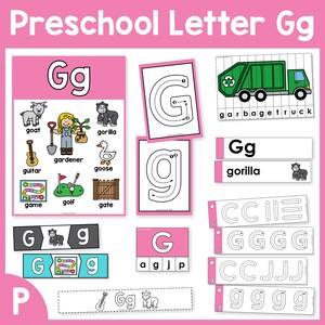 Preschool Alphabet Letter of the Week Curriculum G - Etsy