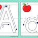 Alphabet Play Dough Mats With Correct Letter Formation and Beginning ...