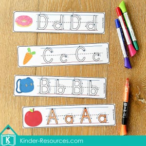 Printable Alphabet Tracing Cards With Correct Letter Formation - Etsy