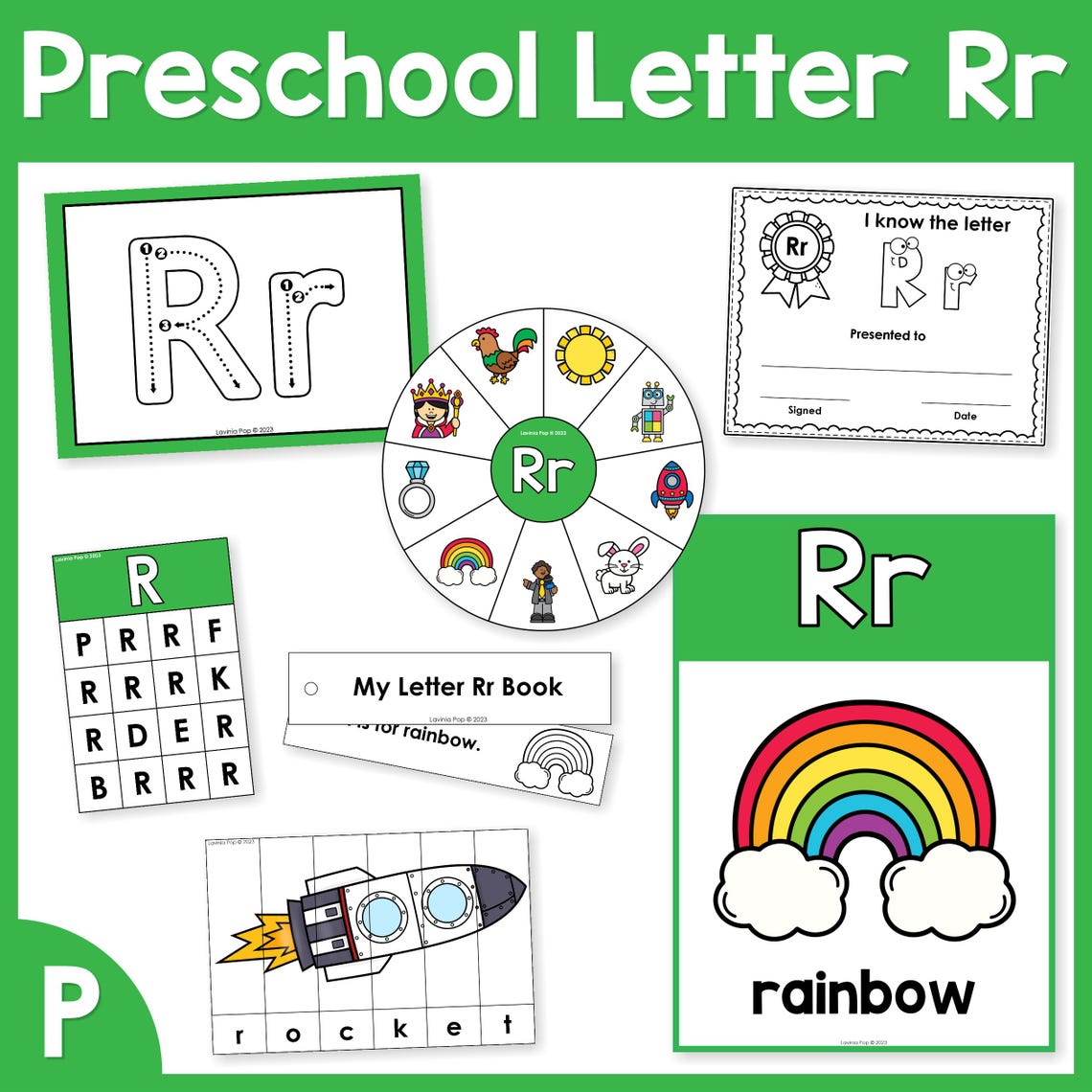 Preschool Alphabet Letter of the Week Curriculum R - Etsy
