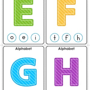 Alphabet Matching Activity | Printable Upper and Lower Case Cards - Etsy