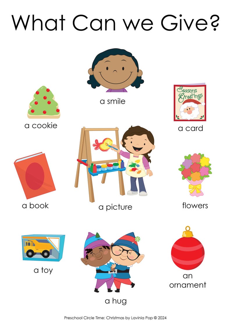 Christmas Preschool Theme Curriculum Printables Preschool Circle Time ...