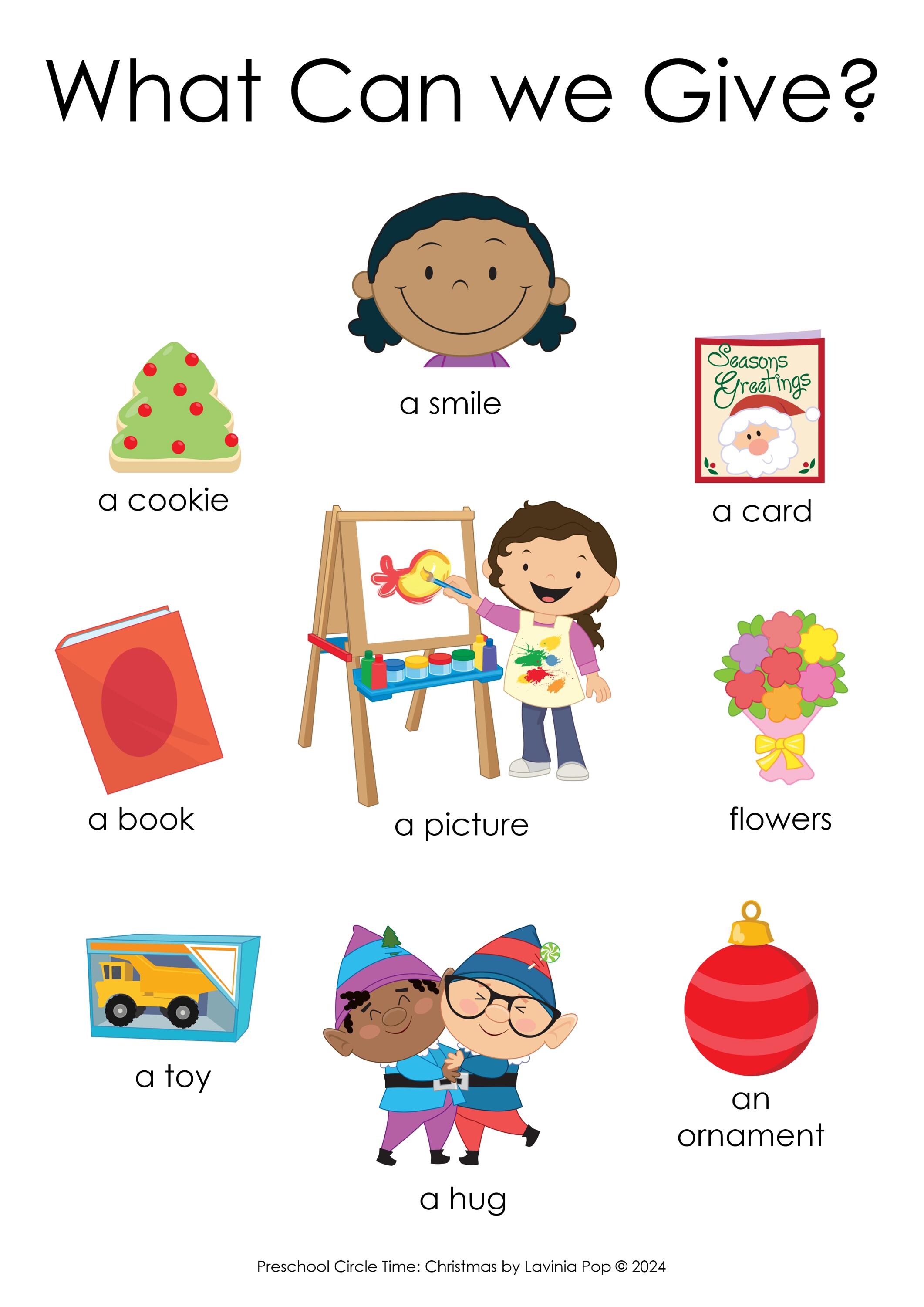Christmas Preschool Theme Curriculum Printables | Preschool Circle Time ...