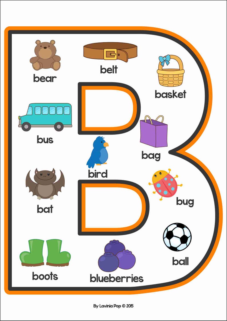 Alphabet Anchor Charts: Uppercase Letters for Phonics Instruction ...