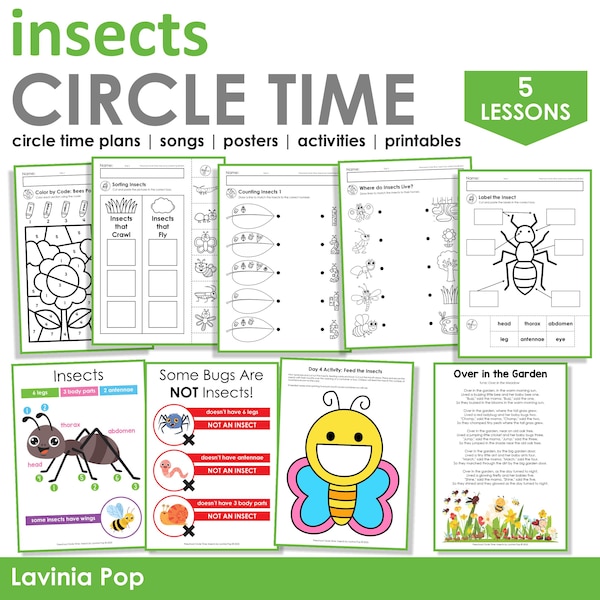 Insect Themed Labels - Etsy