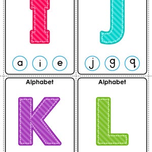 Alphabet Matching Activity | Printable Upper and Lower Case Cards - Etsy