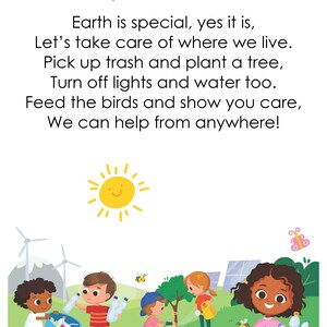 Earth Day Preschool Theme Curriculum Printables | Preschool Circle Time ...