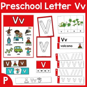 Preschool Alphabet Letter of the Week Curriculum V - Etsy