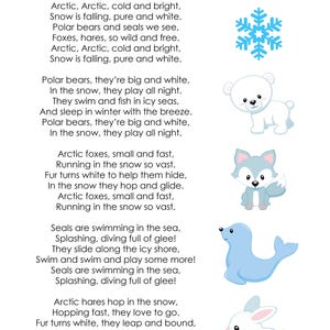 Arctic Animals Preschool Theme Curriculum Printables | Preschool Circle ...