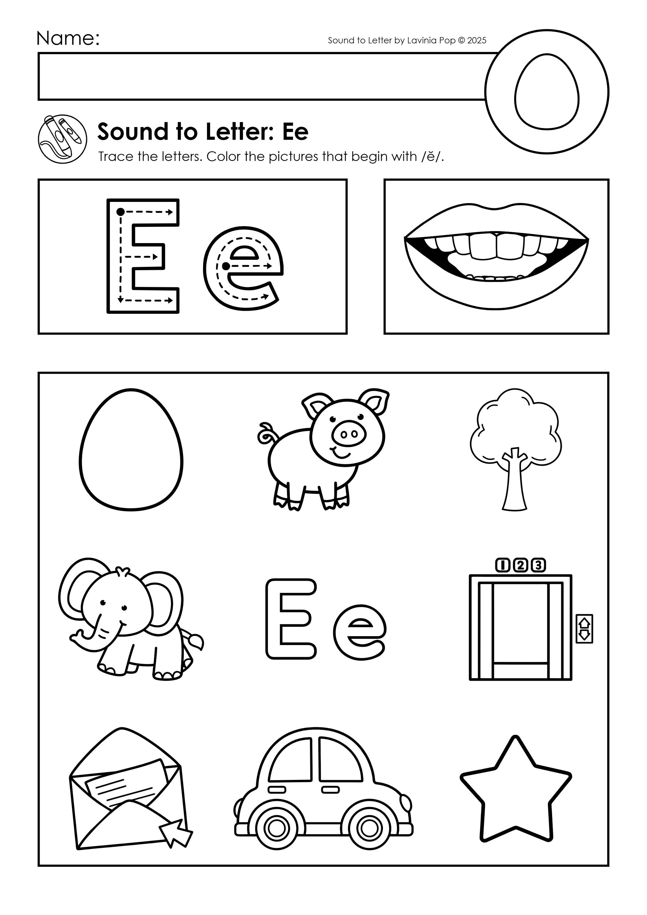 Science of Reading Alphabet Worksheets A–Z | Printable Phonics Practice ...