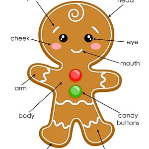 Gingerbread Christmas Preschool Theme Curriculum Printables | Preschool ...