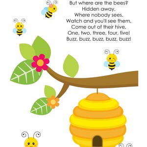 Bees and Flowers Preschool Theme Curriculum Printables | Preschool ...