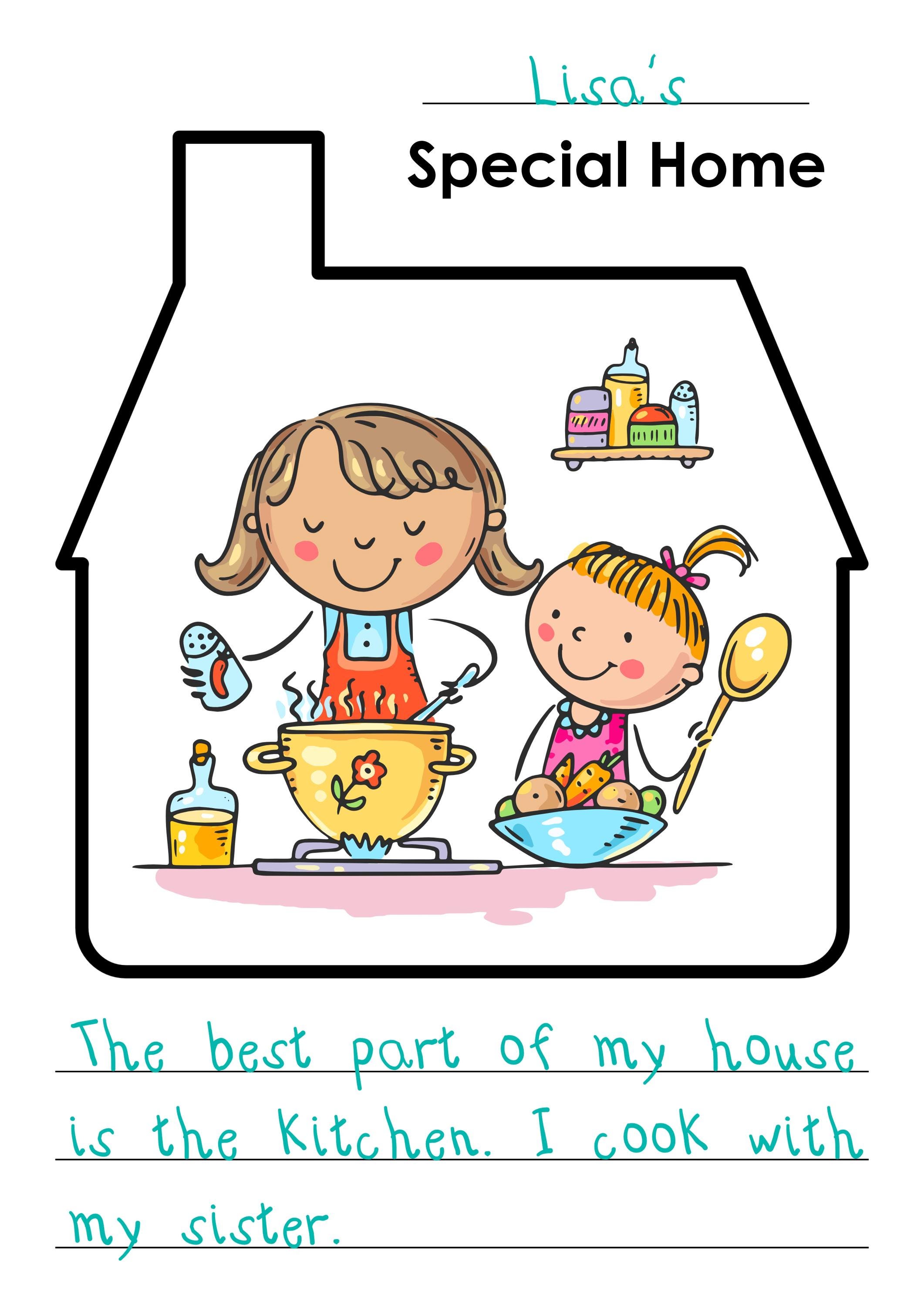 My Family and Home Preschool Theme Curriculum Printables | Preschool ...