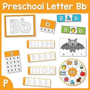 Preschool Alphabet Letter of the Week Curriculum B - Etsy